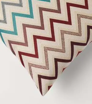 Missoni Watamu Zigzag Cotton Cushion - Multicoloured