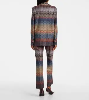 Missoni Zigzag Lamé Blazer - Multicoloured