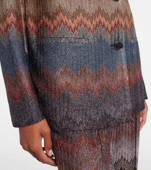 Missoni Zigzag Lamé Blazer - Multicoloured