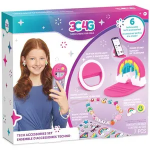 THREE CHEERS FOR GIRLS Tech Accessories Set 7 Pieces - Multicolored
