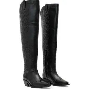 ALLSAINTS Landon Over-the-knee Western Boots