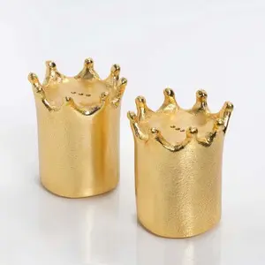 LUNARES Crown Salt & Pepper Set - Gold