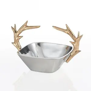 LUNARES Staghorn Bowl - Silver
