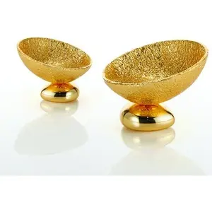 LUNARES Nest Rock Candy Dish - Gold