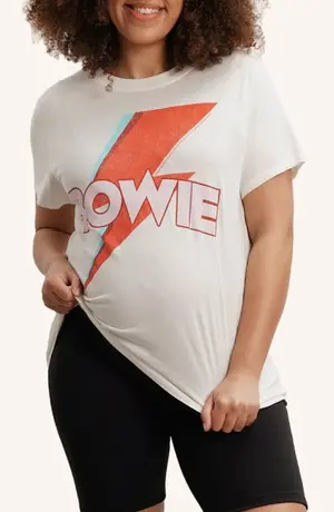 NOM MATERNITY The Groove" Graphic T-shirt