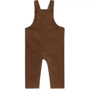 KENDI Remi Organic Corduroy Overalls - Sepia