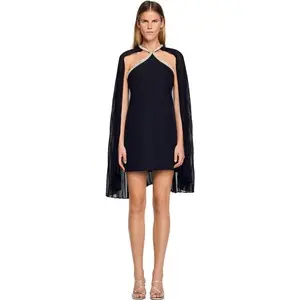 Sandro V Neck Cocktail Dresses
