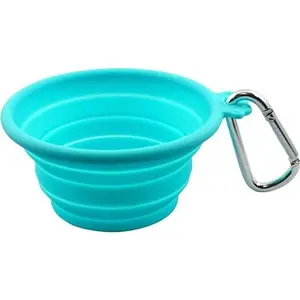 FFDPET Silicone Travel Bowl For Dogs & Cats Xsmall - Multicolored