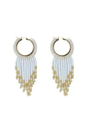 FOSTERIE Riesling Fringe Embera Earrings - Gold