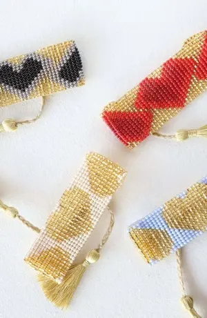FOSTERIE Fuego Earrings - Red
