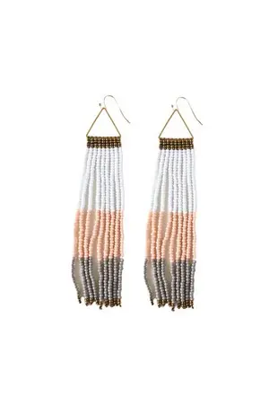 FOSTERIE Audra Embera Color Block Earrings