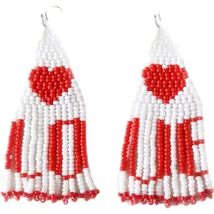 FOSTERIE Love Letter Earrings - Red