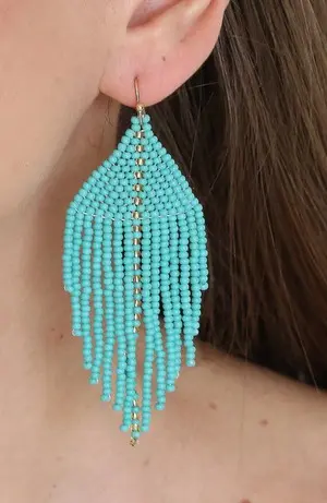 FOSTERIE Ola Gem Drop Earrings