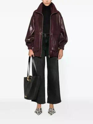 FRAME Stretch-cotton Wide Leg Jeans - Black
