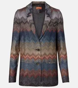 Missoni Zigzag Lame Blazer