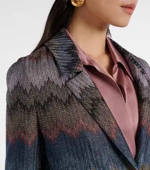 Missoni Zigzag Lame Blazer