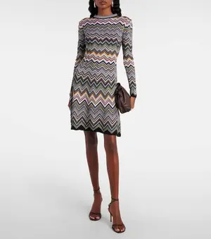 Missoni Zigzag Knit Mini Dress