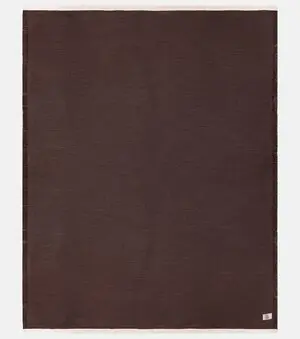 Etro Clergy Pegaso Floral Wool Throw