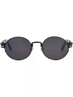 JEAN PAUL GAULTIER 55-3175 Round-frame Sunglasses - Black