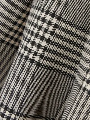 Brandon Maxwell The Sophie Prince Of Wales Checked Wool-tweed Mini Dress - Gray