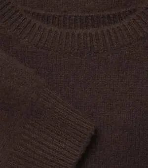FRAME The Cashmere Brushed Sweater - Brown