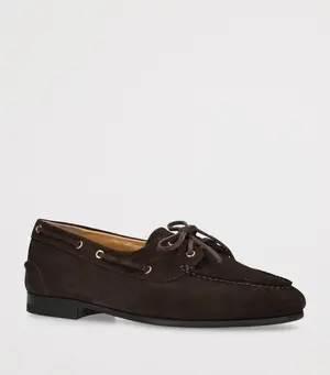 Bally Suede Boat Shoes