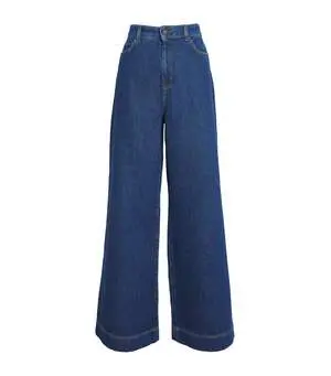 Max Mara Wide Leg Jeans For Women