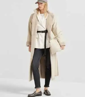 Brunello Cucinelli Comfort Viscose Couture Twill Blazer - White