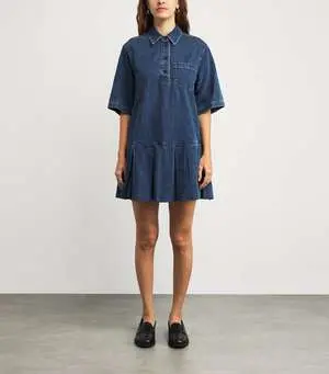 FRAME Tennis Denim Mini Dress