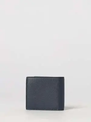 BOSS Grained Faux Leather Horizontal Wallet With Coin Pocket