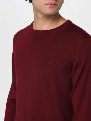 BROOKSFIELD Pullover Sweater - Burgundy