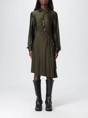 Rabanne Button-up Dress - Green