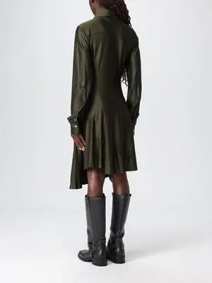 Rabanne Button-up Dress - Green