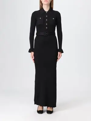 SELF-PORTRAIT Belted Maxi Dress