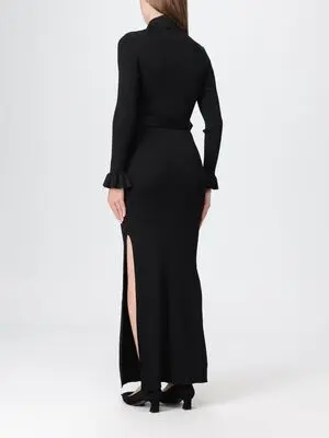 SELF-PORTRAIT Belted Maxi Dress