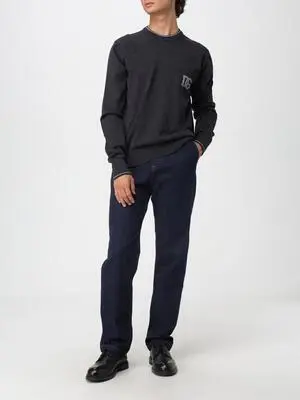 Dolce & Gabbana Crew Neck Sweater With Pocket Detail