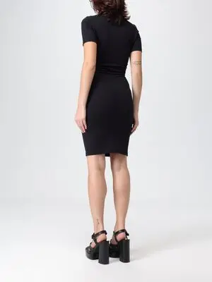 Versace Dress With Graphic Print - Black