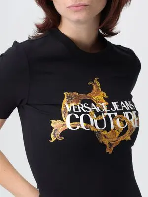 Versace Dress With Graphic Print - Black