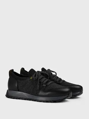 DOUCAL'S Lace-up Sneakers - Black