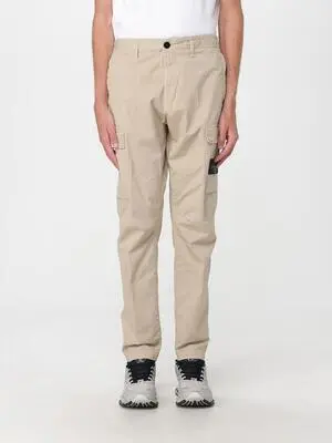 Stone Island Straight Leg Pants - Beige