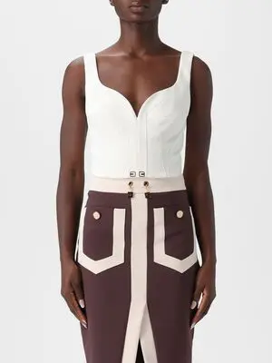 Elisabetta Franchi Top - Ivory
