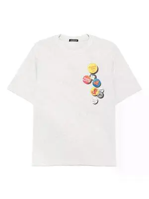 GROUND ZERO Printed T-shirt - Grey