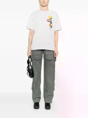 GROUND ZERO Printed T-shirt - Grey