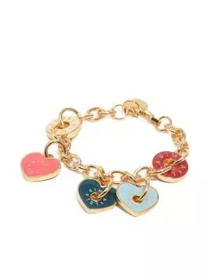 Bimba Y Lola Heart-charm Chain Bracelet - Gold