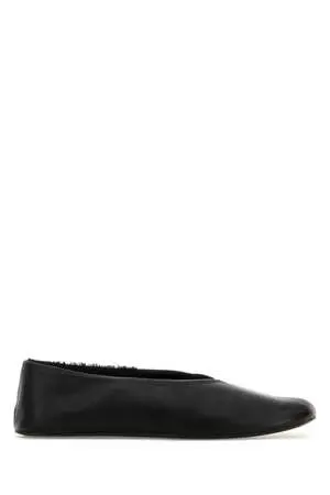 THE ROW Stella Ballerinas - Black