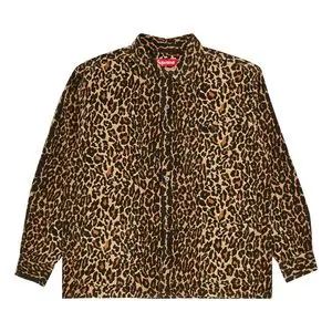 Supreme Flannel Pajama Shirt 'leopard