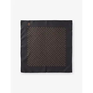 Dunhill Diamon Neats Silk Pocket Square