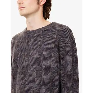 Paul Smith Jacquard-pattern Crewneck Wool Jumper