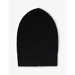 Rick Owens Ribbed Virgin Wool Beanie