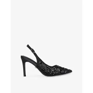 Carvela Positano Sequin Heeled Slingbacks